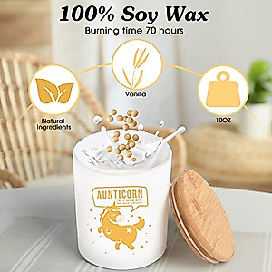 Aunticorn Like a Normal Aunt but More Awesome, The Cool Aunt Candle, Great Aunt Gifts, Favorite Aunt Gifts, Aunt Birthday Gift, Valentines Day Gifts for Auntie, Mothers Day Gifts for Aunts