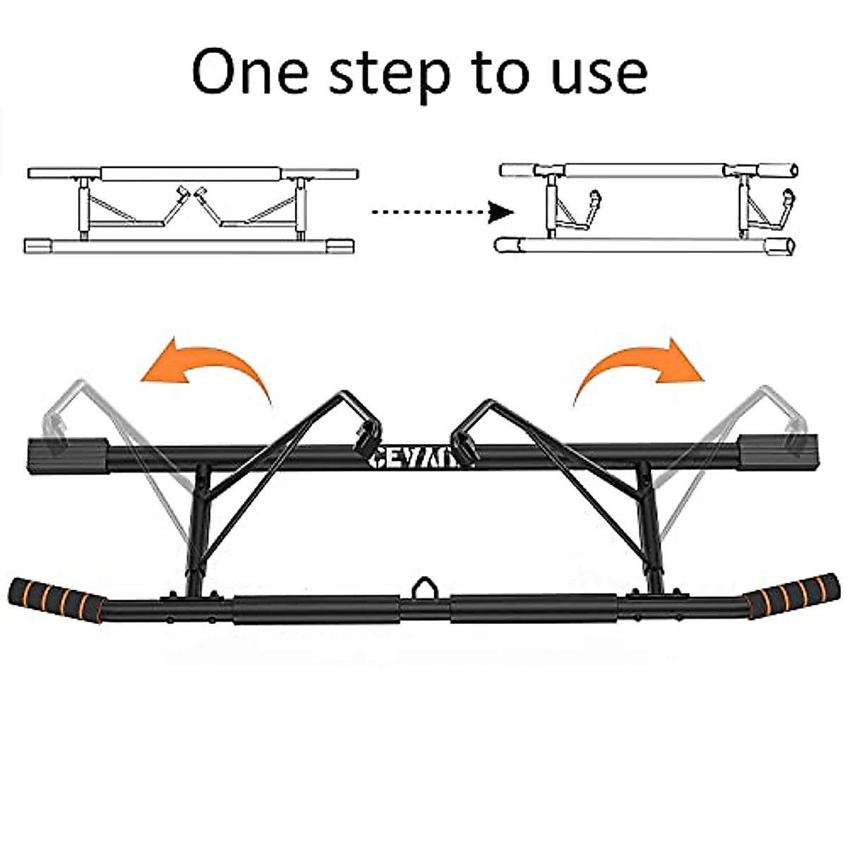 CEAYUN Pull up Bar for Doorway, Portable Pullup Chin up Bar Home, No Screws Multifunctional Dip bar Fitness, Door Exercise Equipment Body Gym System Trainer