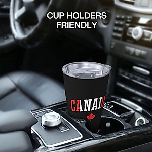 Biaomn Canada Stainless Steel Tumbler Vacuum Insulated Travel Tumbler With Lid Coffee Mug Car Cup For Home Office Outdoor 20oz