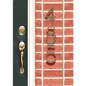 Distinctions 844712 Black Upgraded 5" Floating House Number 2