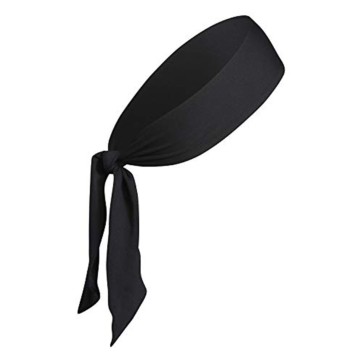 adidas Alphaskin Tie Headband, Black/White, One Size