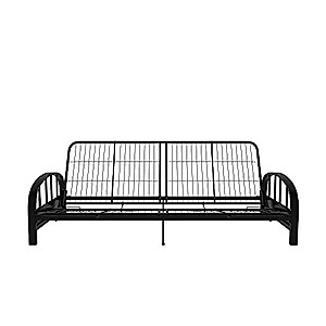 DHP Aiden Metal Futon Frame, Black Large