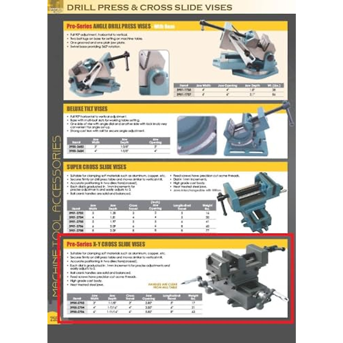 HHIP 3900-2706 6" Heavy Duty Cross Slide Vise, Metric Dial