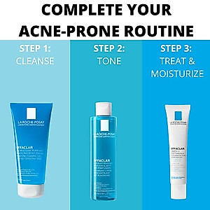 La Roche-Posay Effaclar Purifying Foaming Gel Cleanser for Oily Skin, Daily Face Wash to Remove Excess Oil and Impurities, Oil Free and Soap Free