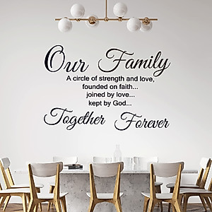 Rotumaty Family Quotes Wall Decals This is Us Wall Decor Vinyl Wall Stickers for Living Room Bedroom Inspirational Art Wall Decorations for Home Office Teen Dorm