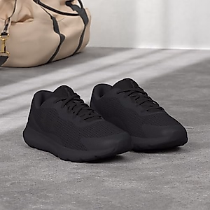 Under Armour Men's Surge 3, Black/Black, 12 Medium US