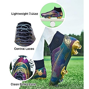 Men's Women's Unisex Soccer Cleats FG/AG Soccer Shoes Indoor Outdoor Turf Firm Ground High-top Spikes Younth Professional Training Football Boots