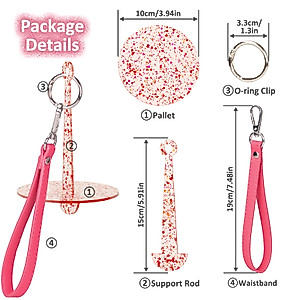 MiiMoo Wrist Yarn Holder - Portable Yarn Holder with Wrist Strap, Yarn Organizer for Knitting & Crocheting, Ideal Gift for Craft Lovers (Pink)