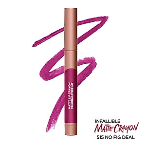 L’Oréal Paris Infallible Matte Lip Crayon, No Blossom Fig Deal (Packaging May Vary)