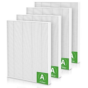 Vagmecip 115115 Size 21 Replacement Filter A Compatible with Winix C535, Winix PlasmaWave 5300, 6300, 5300-2, 6300-2, P300 Plasma wave Air Purifier, True HEPA Filter - 4 Pack