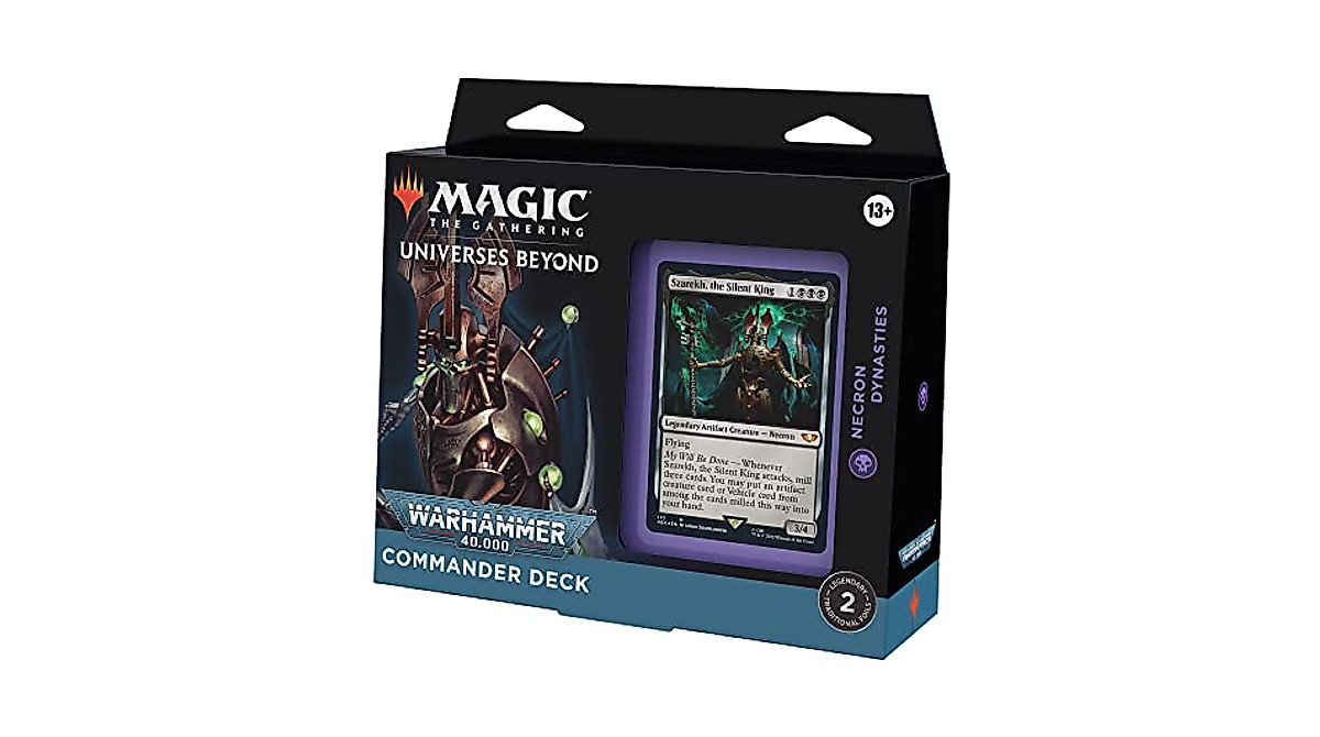 Warhammer 40,000 Commander Deck – Necron Dynasties | Magic: The Gathering
