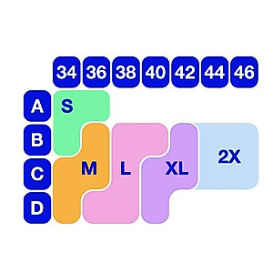 Hanes Women's Wireless Seamless Convertible ComfortFlex Fit Padded Bra, White, X-Large