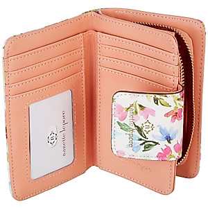 Nanette Lepore Zip Back Wallet Garden Floral One Size