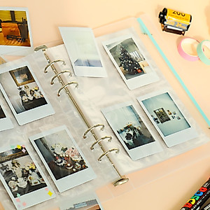 B FANCY K-pop Photocard Holder Book Simple 6ring Binder 200 Photo Pockets Collect Book