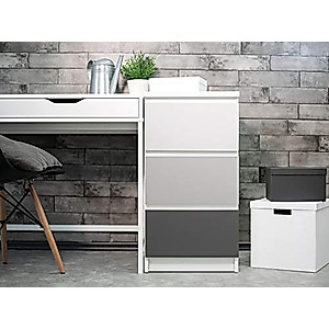 d-c-fix Peel and Stick Contact Paper Grey Matt Plain Look Self-Adhesive Film Waterproof & Removable Wallpaper Decorative Vinyl for Kitchen, Countertops, Cabinets 26.5" x 78.7"