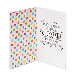 Papyrus 1st Birthday Card (Something To Celebrate)