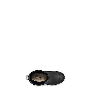 UGG Unisex-Child Droplet Mid Boot, Black, 6 Big Kid