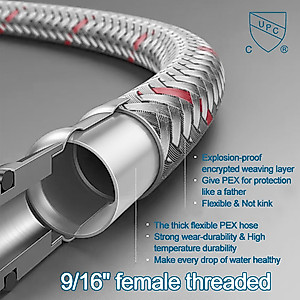 POP SANITARYWARE Matte Black Waterfall Bathroom Sink Faucet for 1 Hole, Single Handle Solid Brass Bathroom Vanity Faucets Deck Mount Modern RV Faucet