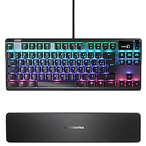 SteelSeries Apex Pro TKL - Mechanical Gaming Keyboard - Adjustable Actuation Switches - OLED Smart Display - Compact Form - French AZERTY Layout