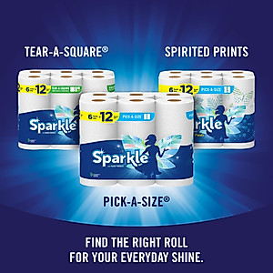 Sparkle® Pick-A-Size® Paper Towels, 24 Double Rolls = 48 Regular Rolls
