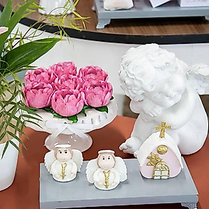 Handmade Paper Truffle Cups | Truffle Liners | Truffle Wrappers | Fominhas | candy cups for chocolate | Forminhas de Brigadeiro | candy liners - Pack of 30 - Truffilio (Paper, Peony Dusty Rose)