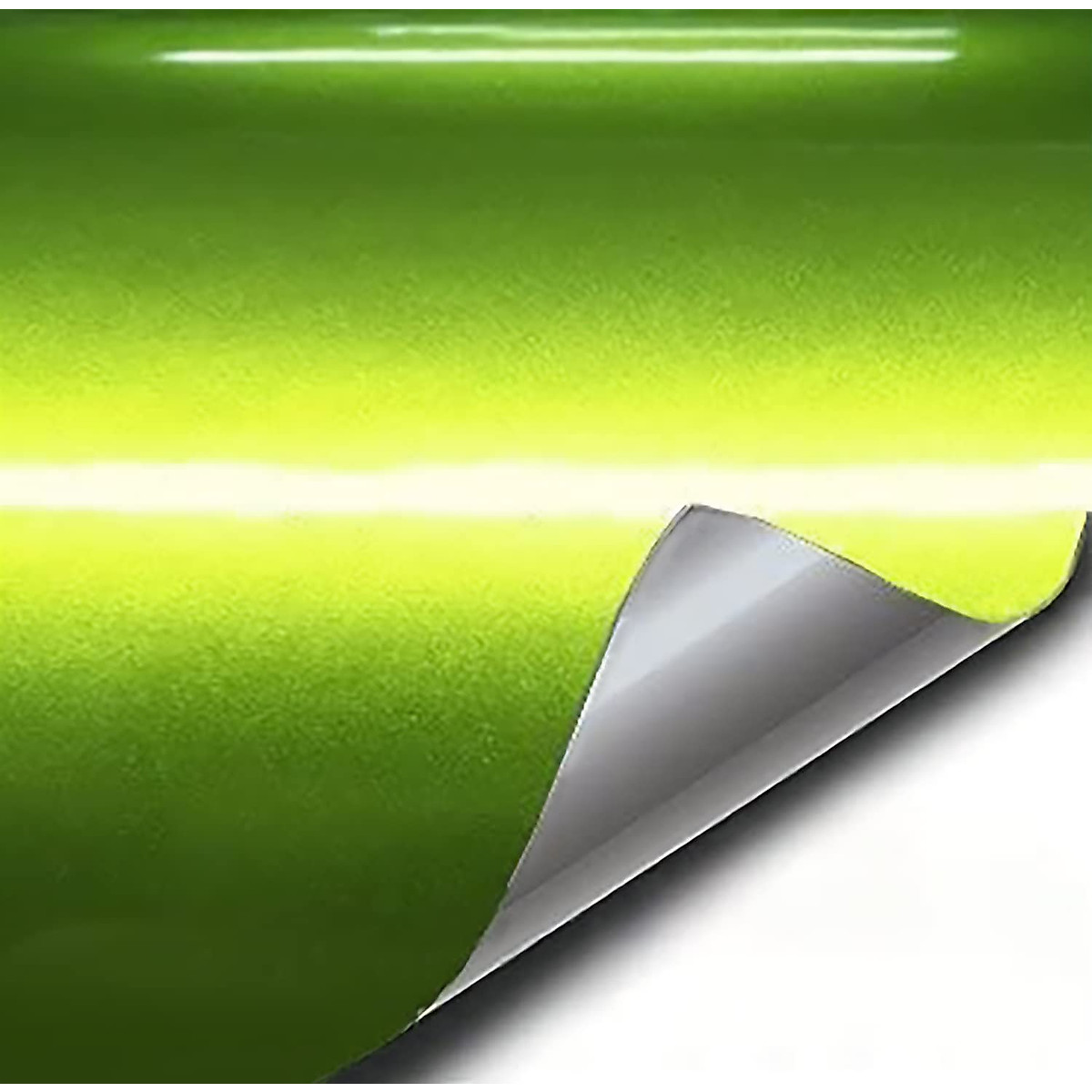VViViD XPO Gloss Viper Lime Green Liquid Metal Vinyl Car Wrap Film DIY Easy to Install No-Mess Decal (1ft x 5ft)