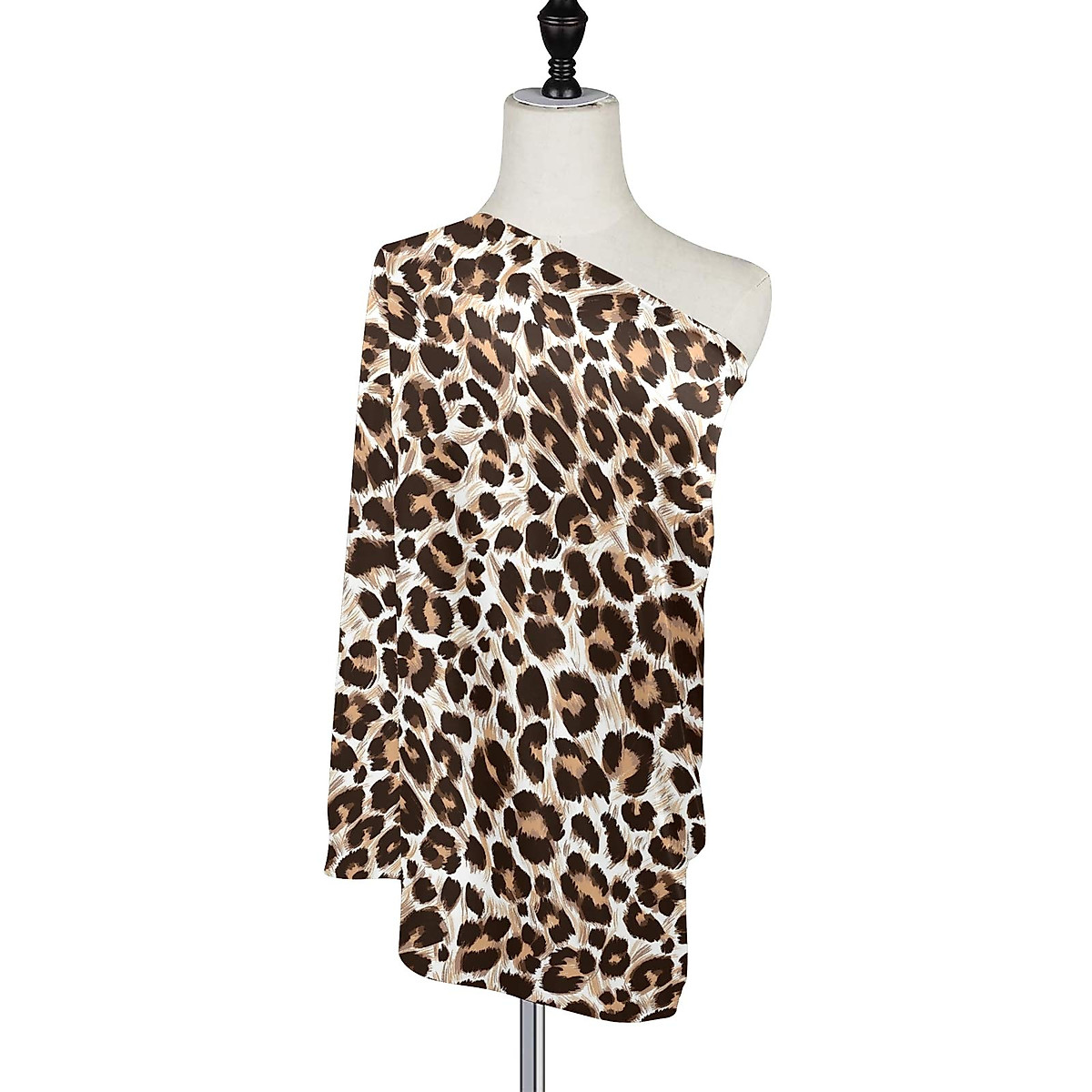 Nursing Cover Breastfeeding Scarf Leopard Cheetah Print- Baby Car Seat Covers, Stroller Cover, Carseat Canopy (0mb7a)