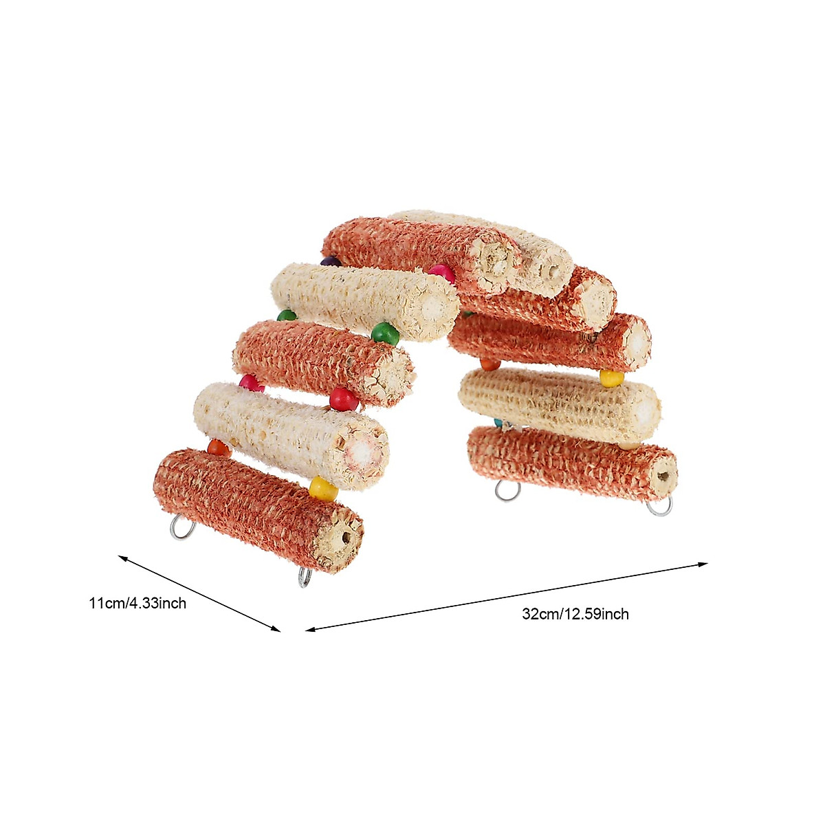 Mipcase Hamster Toy Decorative Bunny Plaything Decorative Chinchilla Toy Bunny Supply Bunny Toy Hamster Accessory Decorative Hamster Plaything Wear-Resistant Chinchilla Plaything