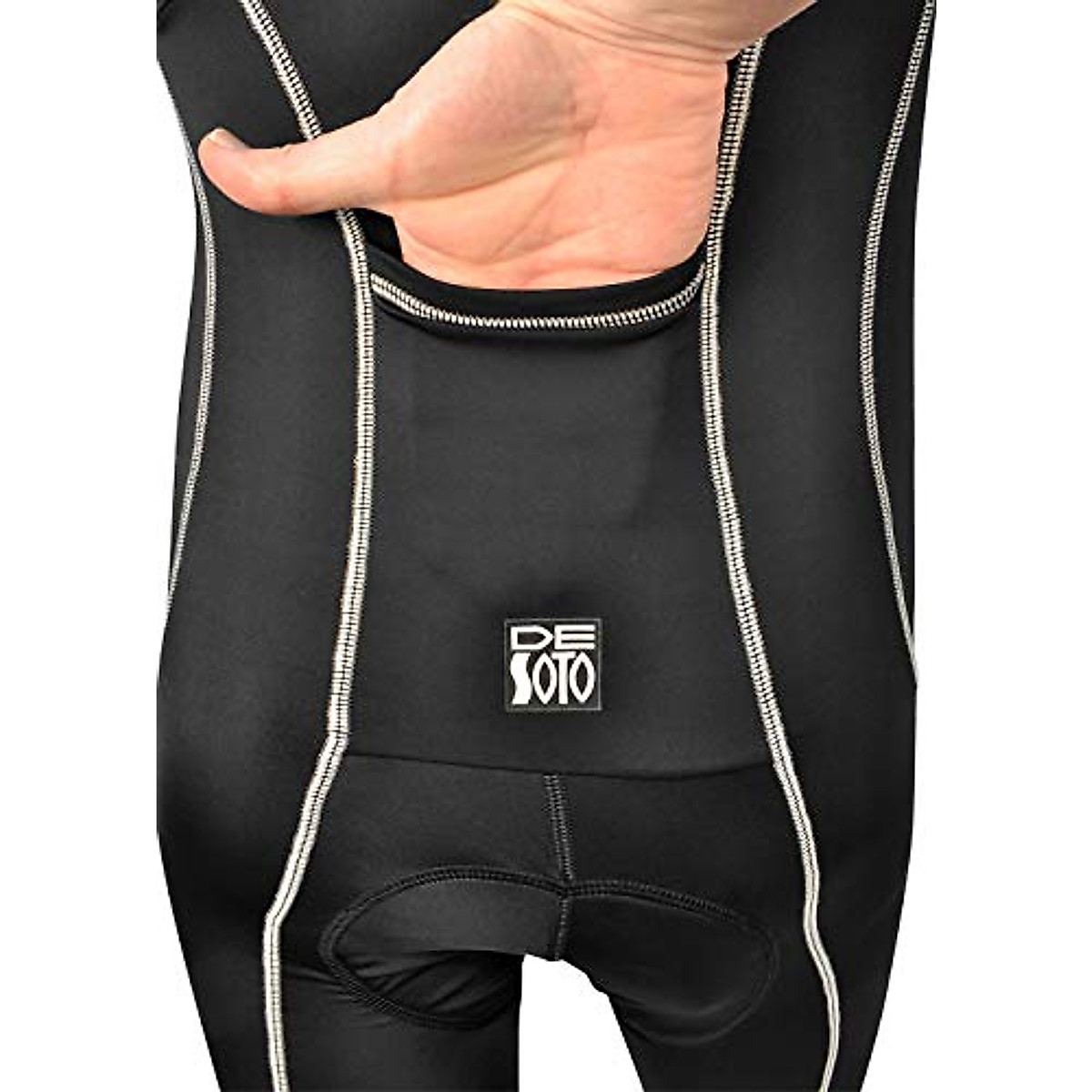 De Soto Mobius Bib Short - MBB (Black, Medium)