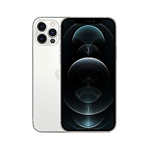Apple iPhone 12 Pro (128GB, Silver) [Locked] + Carrier Subscription