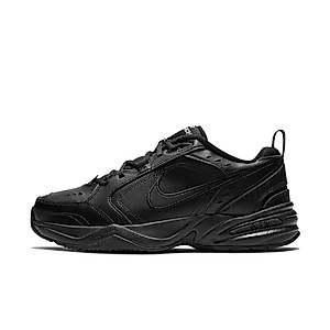 Nike Men's Air Monarch IV Cross Trainer, Black/Black, 10.5 4E US