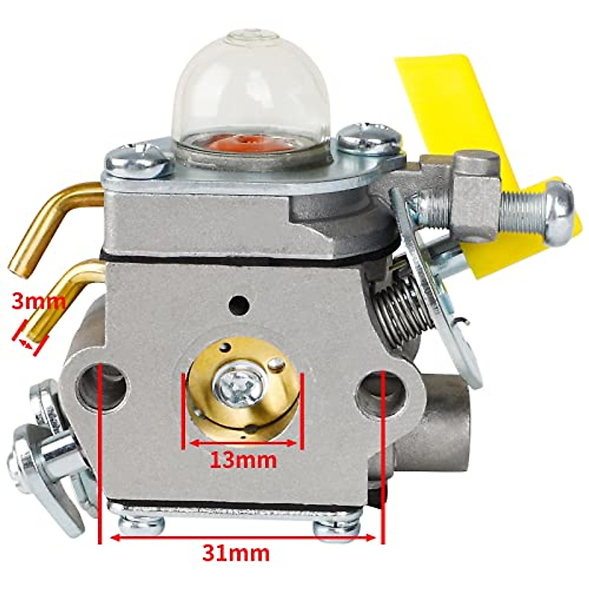 Huztl CS26 Carburetor for Ryobi SS26 RY28000 RY28020 RY28040 RY09053 RY28021 RY28025 RY09056 RY09055 RY34440 26CC Trimmer Brushcutter Weed Wacker Parts