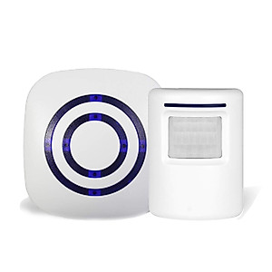 Infrared Motion Sensor Alarm Entry Alert Vistor Doorbell Home Security Driveway Kit