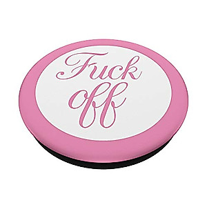 Fuck Off Pink PopSockets PopGrip: Swappable Grip for Phones & Tablets