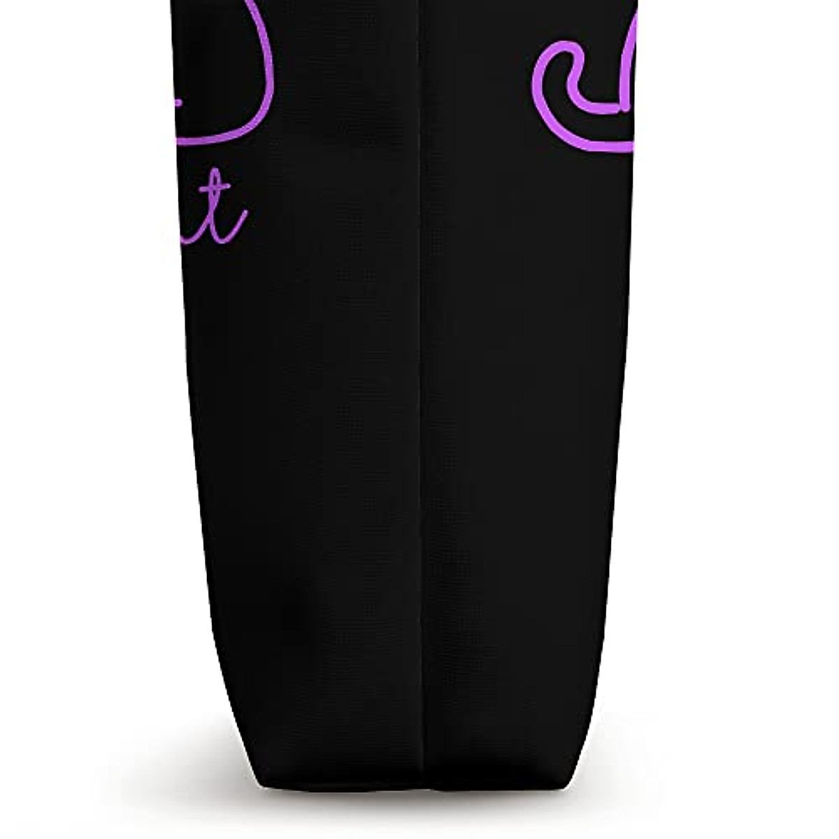 French Inspired Un Deux Trois Cat (Purple) Tote Bag