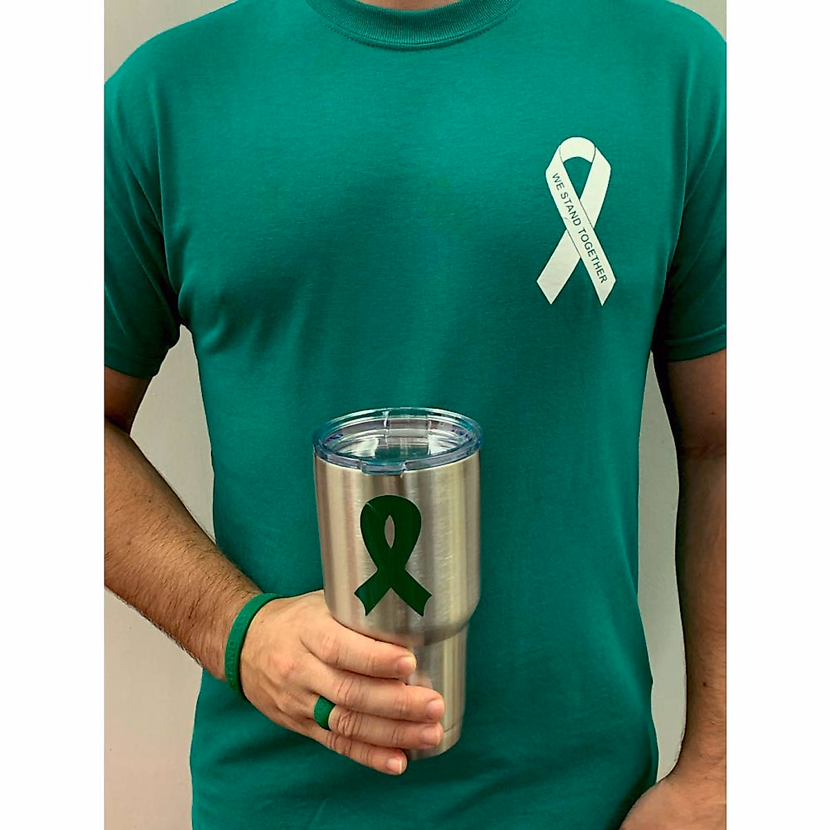 Green Awareness Comfort Ring Large