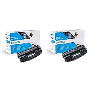 Compatible Laser Jet P2015 Series Black Ink Toner Cartridge 53A 53X for HP Laserjet P2015D P2015DN P2015N P2015X Printer Tuner Cartilage Refill Printing Supplies (Q7553X/Q7553A)(2 Pack)