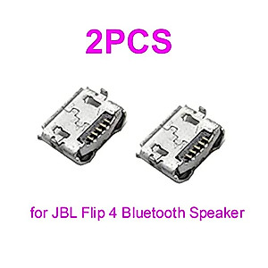 PHONSUN Replacement USB Charging Port for JBL Flip 4 Bluetooth Speakers (Pack of 2)