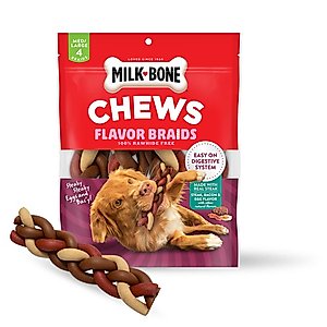 Milk-Bone® Chews Flavor Braids Medium/Large Long Lasting Dog Chews — Steaky Steaky Eggs and Bac’y!
