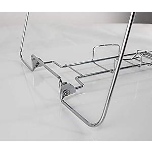 6 Pack Buffet Wire Rack Folding Chafing Stand Chrome Frame Serving Trays Food Warmer | Easy Foldable Collapsible for Storage & Reuse for Home Party, Wedding and Birthday Party Event Catering Supplies