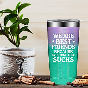 Fufendio Best Friend Birthday Gifts for Women - Friendship Gifts, Mothers Day Gifts for Friend - Gifts for Best Friend Woman - Friend Coffee Mug Tumbler