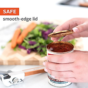Full Circle Smooth Operator, Smooth-Edge Stainless Steel Can Opener: Safe, Easy, and Eco-Friendly