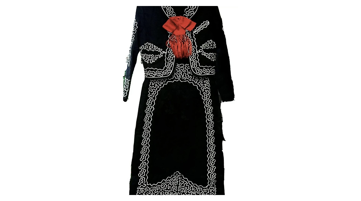 Border Merchant Mariachi Charro Dress Outfit for Mexico Folklorico Dance