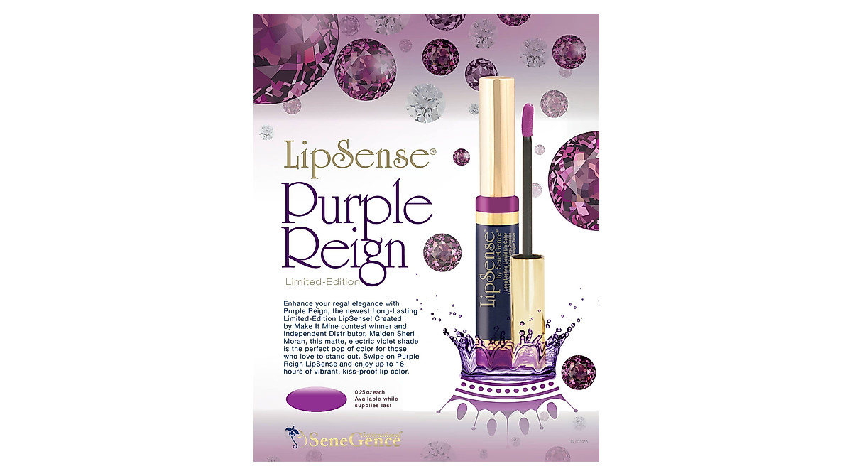 LipSense Purple Reign Lip Color - Long Lasting & Vibrant