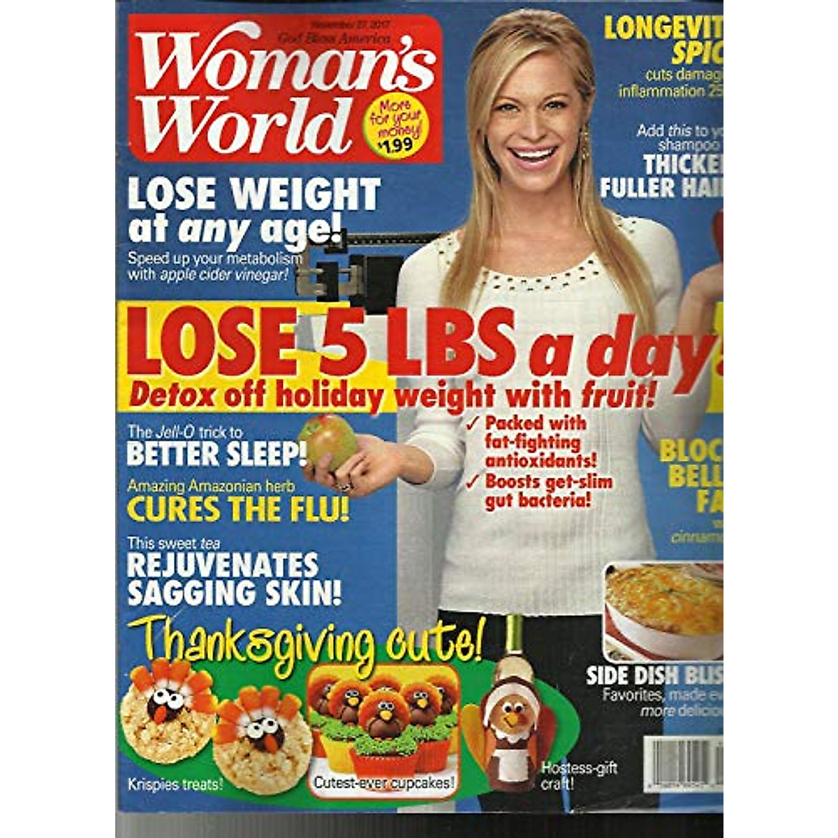 WOMAN'S WORLD MAGAZINE NOVEMBER, 27th 2017