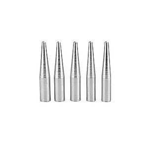 AMEYXGS 12pcs Archery Arrowheads Stainless Steel Arrow Points Shooting Target Practice Arrow Tips Use for Paste Outside The Arrow Shafts (OD: 9 mm, ID: 8 mm)