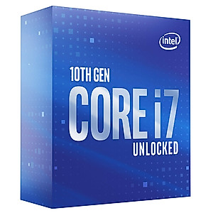 Intel Core i7-10700K Desktop Processor 8 Cores up to 5.1 GHz Unlocked LGA1200 (Intel 400 Series Chipset) 125W (BX8070110700K) (Renewed)