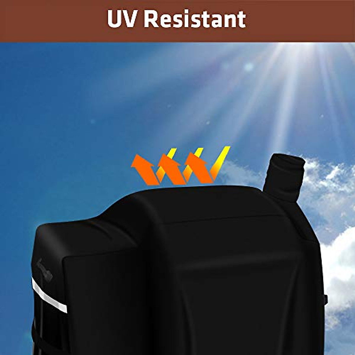 QuliMetal DC Grill Cover for Green Mountain Grills Davy Crockett Grill, Anti-UV & Waterproof, Heavy Duty Patio BBQ Grill Cover