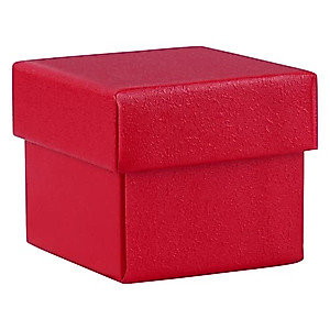 Noble Heart Ring Box with Light - Unique LED Engagement Ring Box for Proposal Ring or Special Occasions (Red)