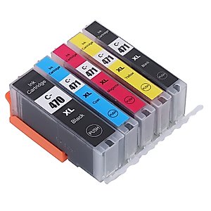 Ink Cartridge, Sublimation Ink Cartridge, Printing Cartridge, Ink Cartridge Printing Accessory Part for PIXMA MG5740 MG6840 MG7740, Ink & Toner (BK BK C M Y 5 Colors)